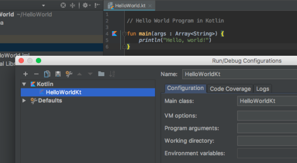 معرفی کاتلین، Kotlin Hello World - اولین برنامه کاتلین - دانشنامه ...